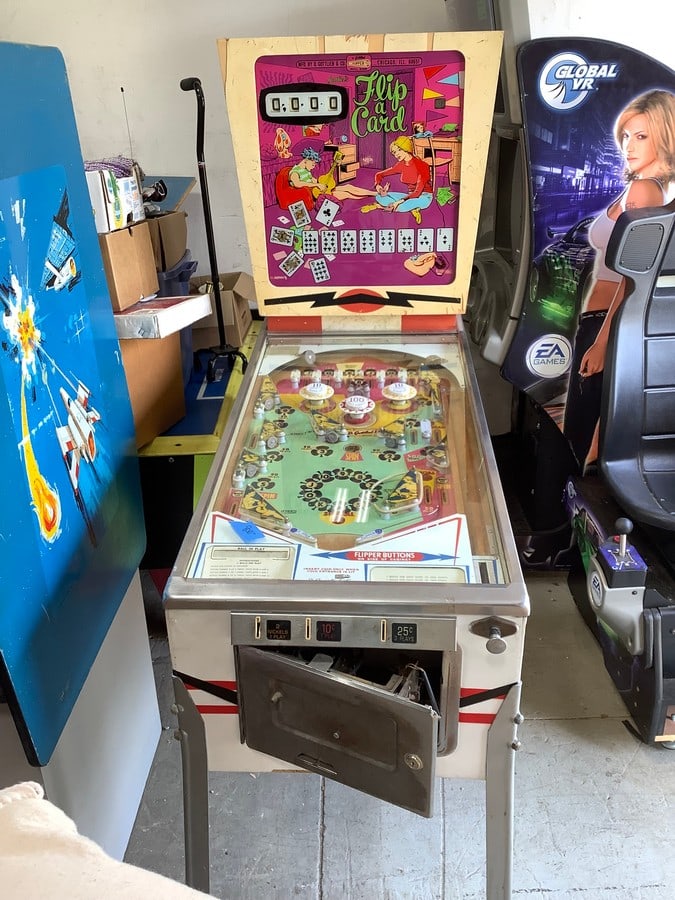 Buy Vintage Flip A Card Arcade Machine | Emanon Auctions And Estate ...