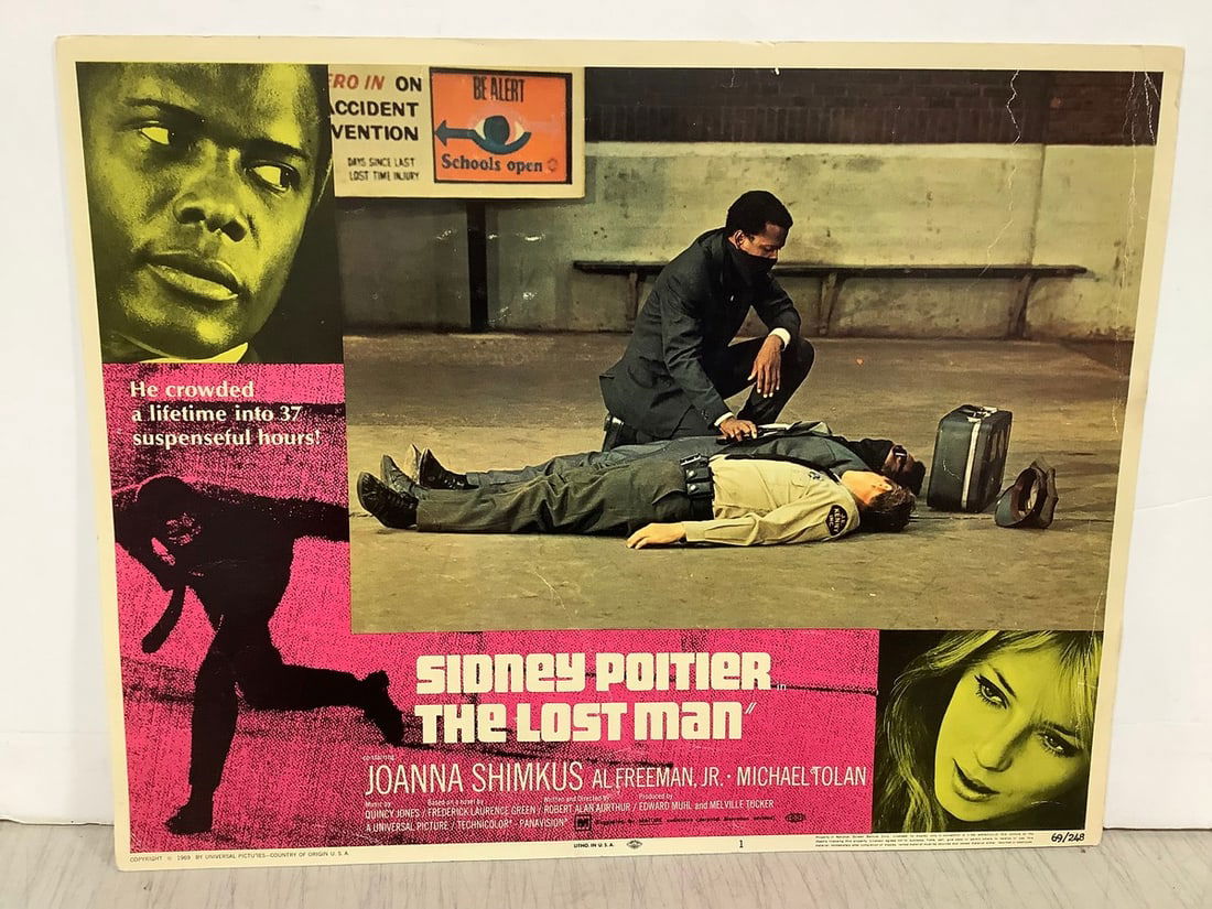 Sidney Poitier 'the Lost Man' Movie Lithoprint 69/248 (11inx14in) - Jul ...