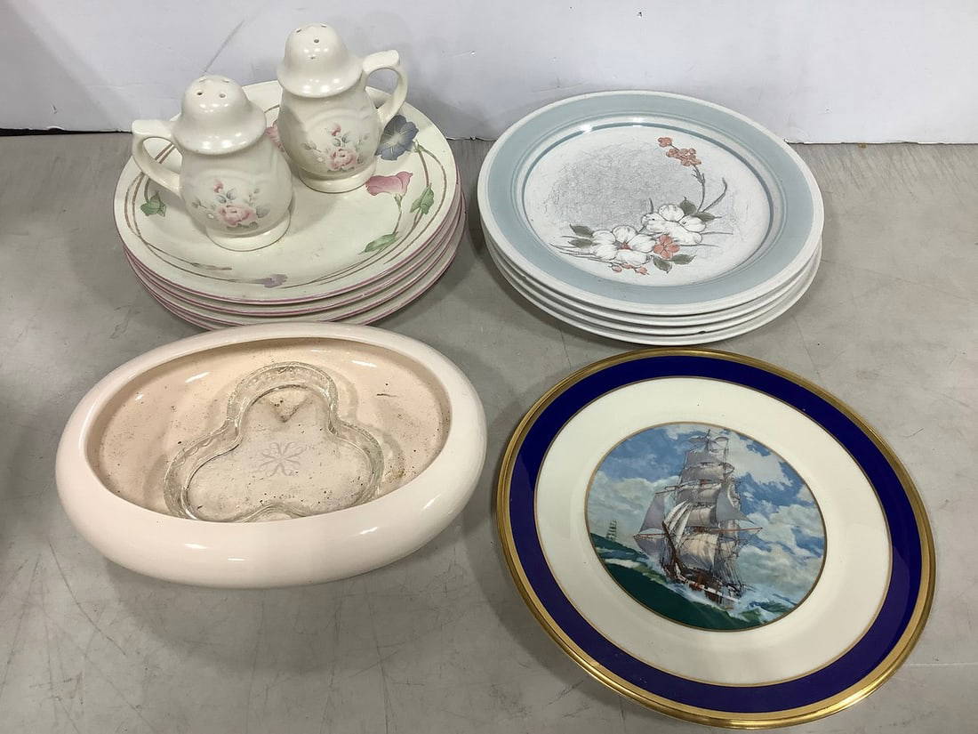 Impressions By Danielle Stoneware Plates, Pfaltzgraff Shakers(5in.tall ...