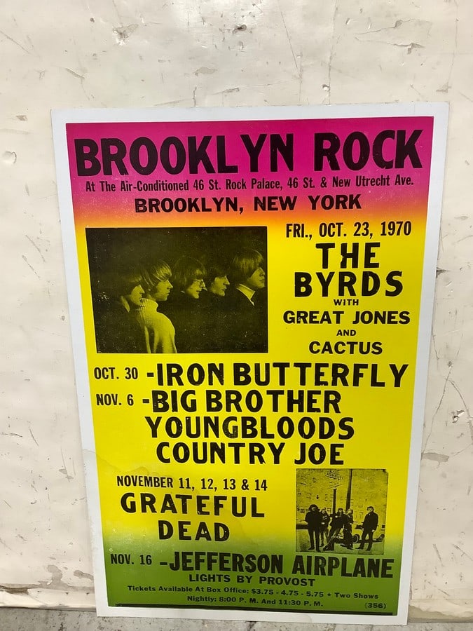 Brooklyn Rock Concert Advertising Poster(14in.22in.) - Jul 15, 2025 ...