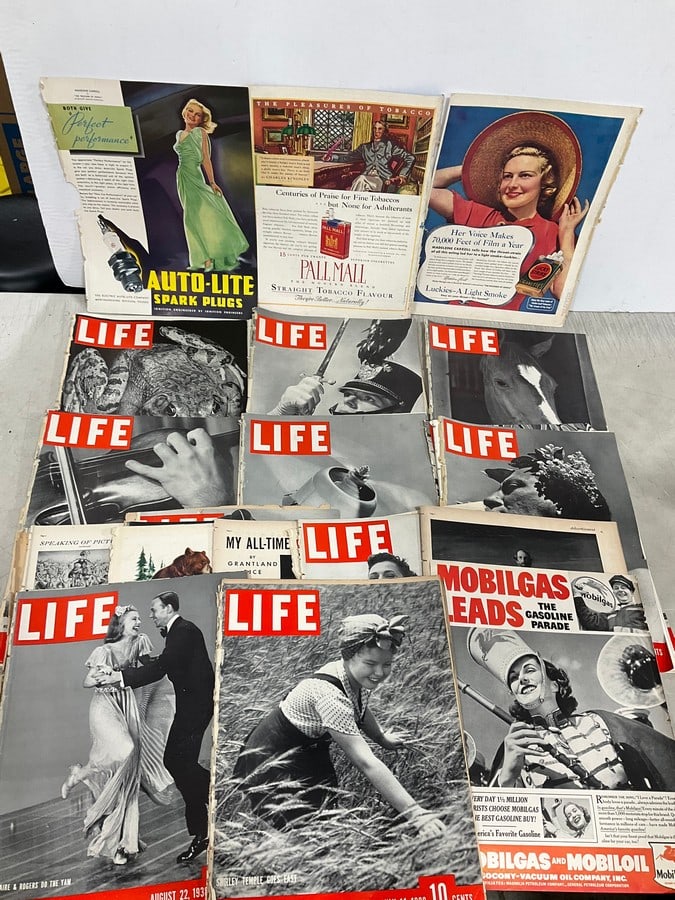 Buy Vintage Life Magazines *some Have Loose Covers* | Emanon Auctions ...