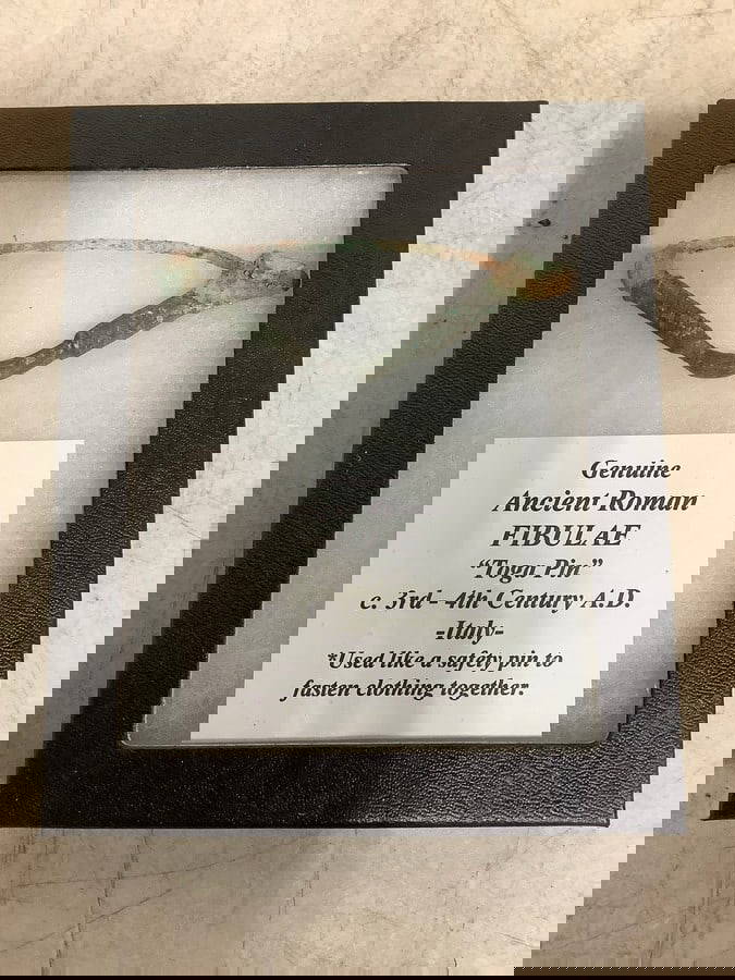 Genuine Ancient Roman Fibulae Toga Pin(3rd-4th Century A.d.) Auction