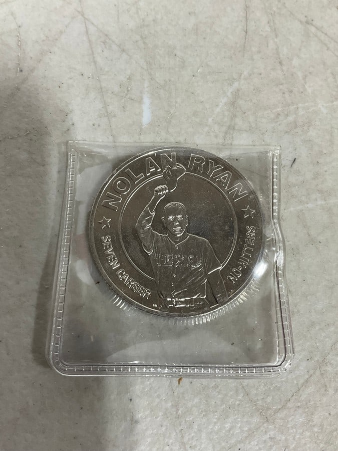 1993 Republic Of Liberia Nolan Ryan Dollar Auction