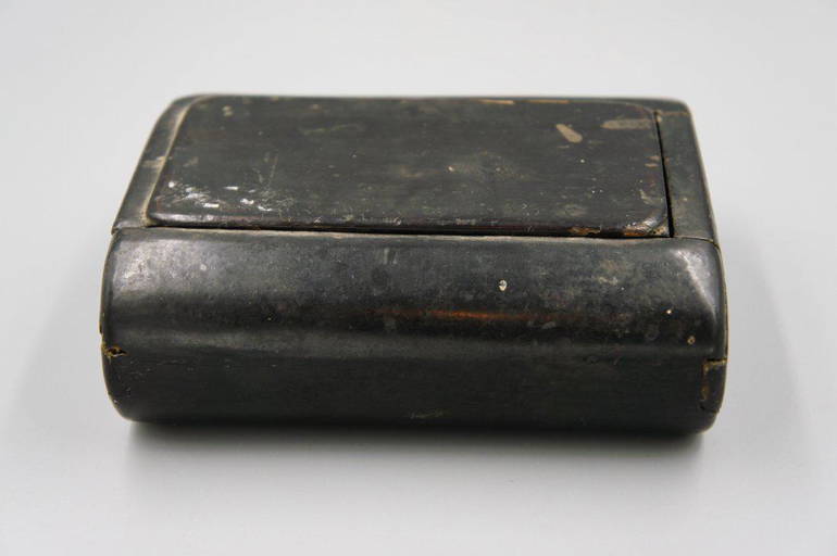 Chinese Wood Lacquered Ink Stone Box