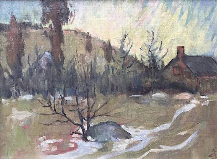 Evelin Bodfish Bourne (1892 1954), Cape Cod Cottage,