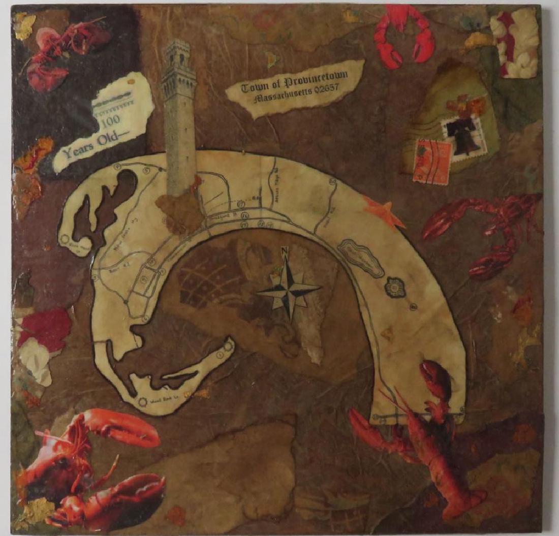 ELIZABETH FLEESON, Monumental Centennial, 2010, Collage