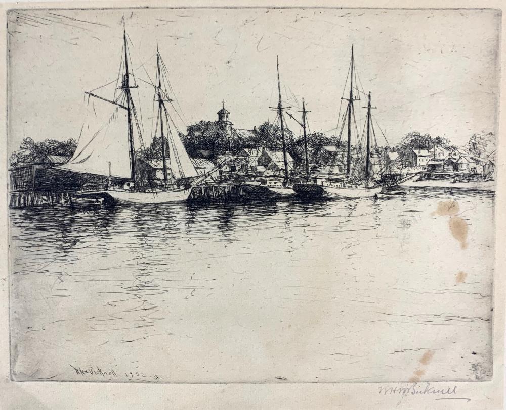 William Bicknell (1860 1947), Provincetown Harbor,