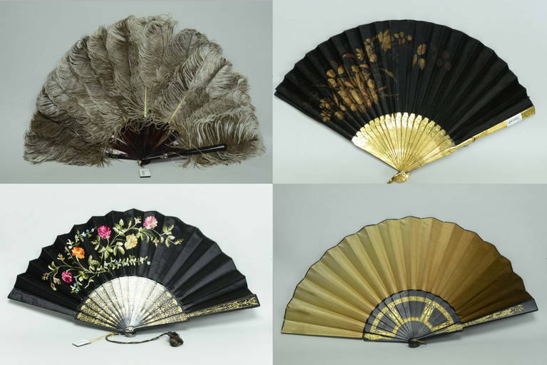 Set Of 4 Hand Fans