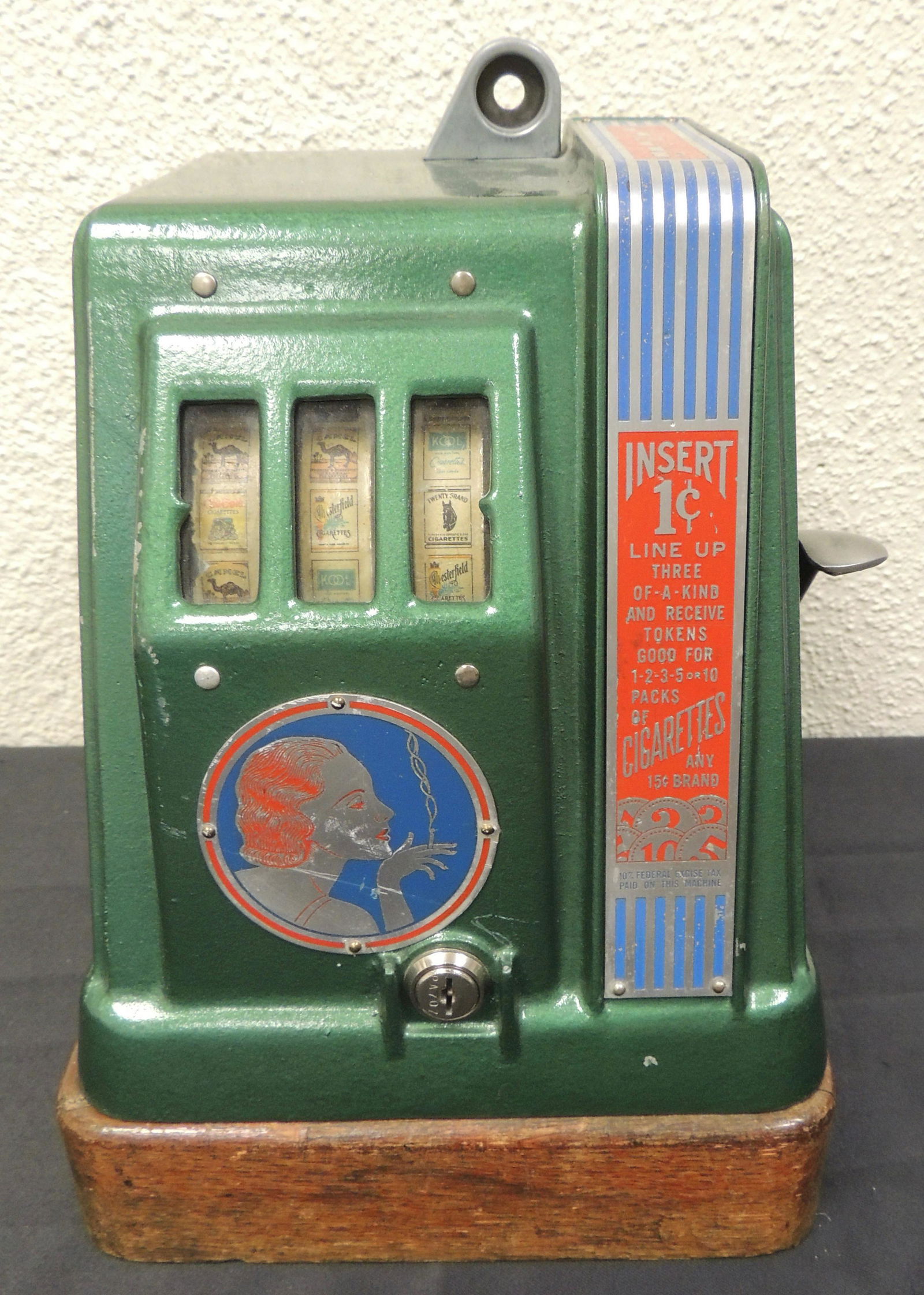 Vintage 1930's Cigarette Trade Stimulator Machine - Aug 24, 2019 ...