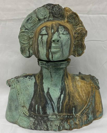 Annemarie Slipper | Painted Bronze Sculpture