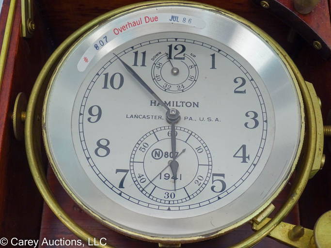 Hamilton Model 21 Ship's Chronometer