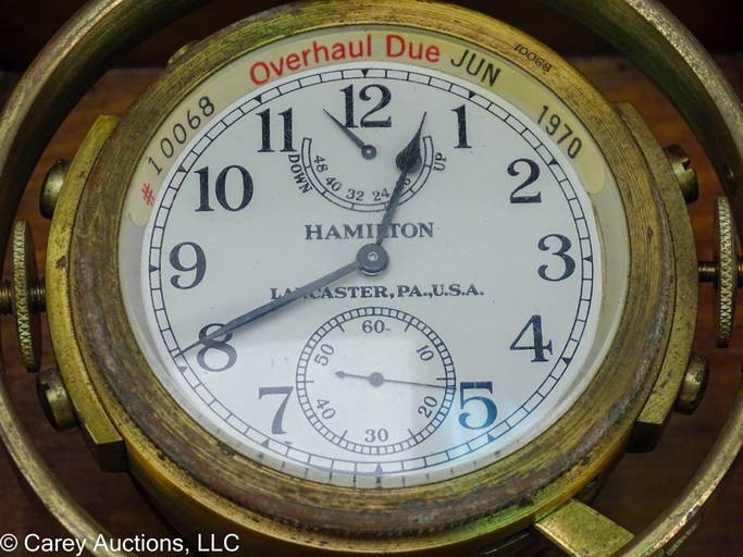 Vintage Hamilton Model 22 Ships Chronometer (#0163) on Jan 01, 2023 ...