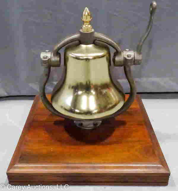 Antique 1/2 Scale Brass Locomotive Train Bell (#0225) on Jan 01, 2023 ...