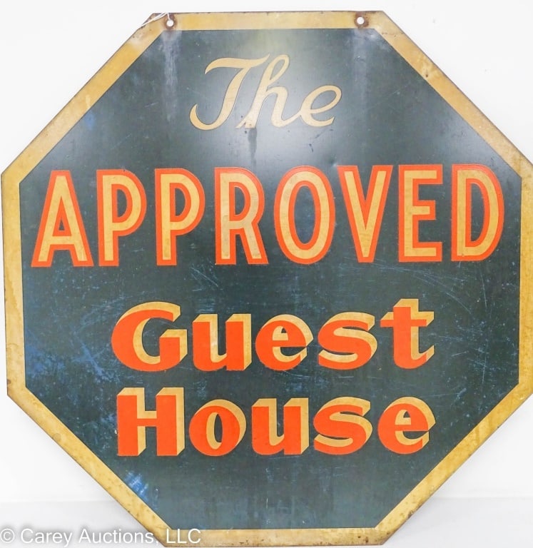 Octagon Double Sided The Approved Guest House Sign