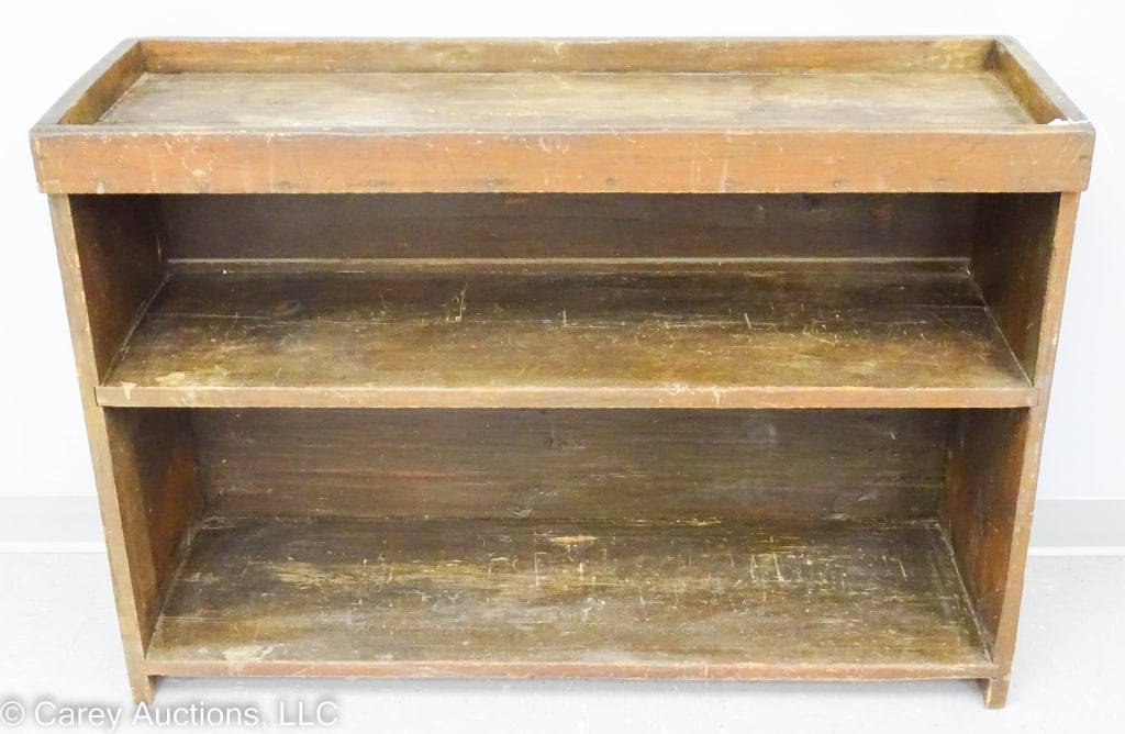 Primitive Bucket Bench With Dry Sink Top Auction