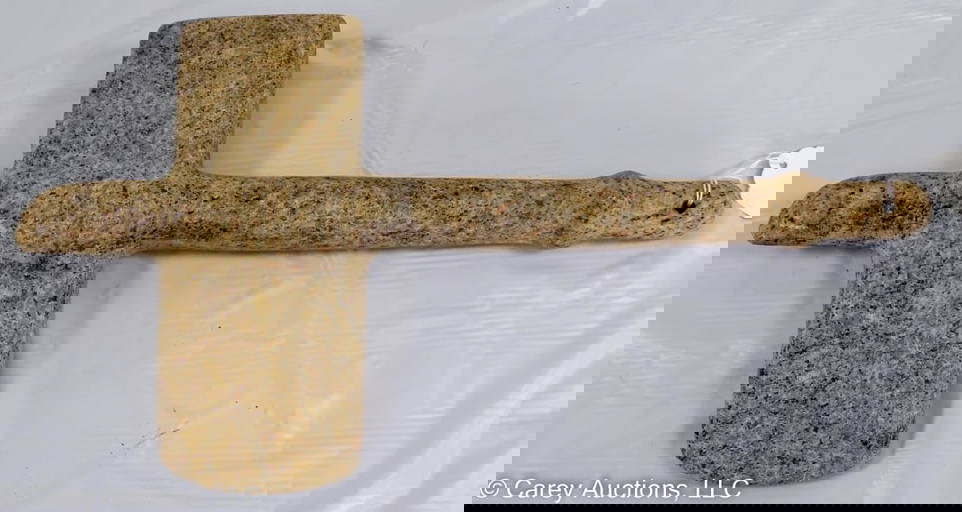 Stone Monolithic Slave Killer Axe Mississippian Pd