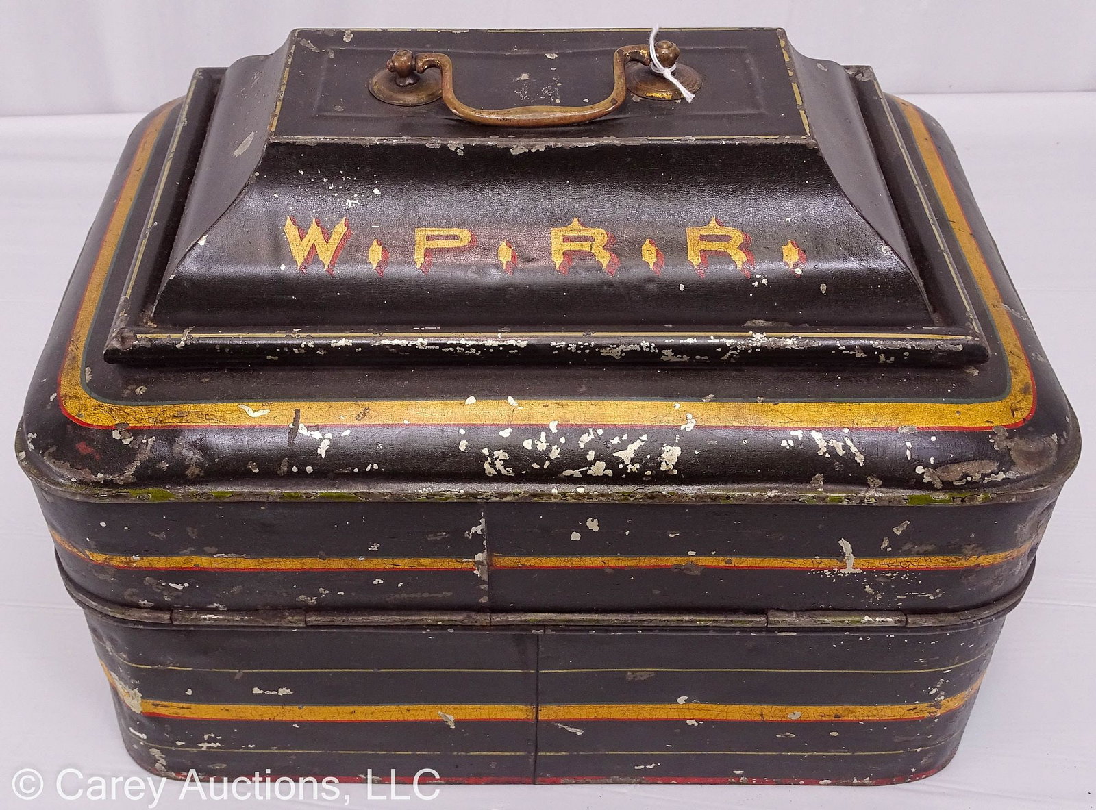 Railraod Conductor Box Ab Scott Wprr Auction