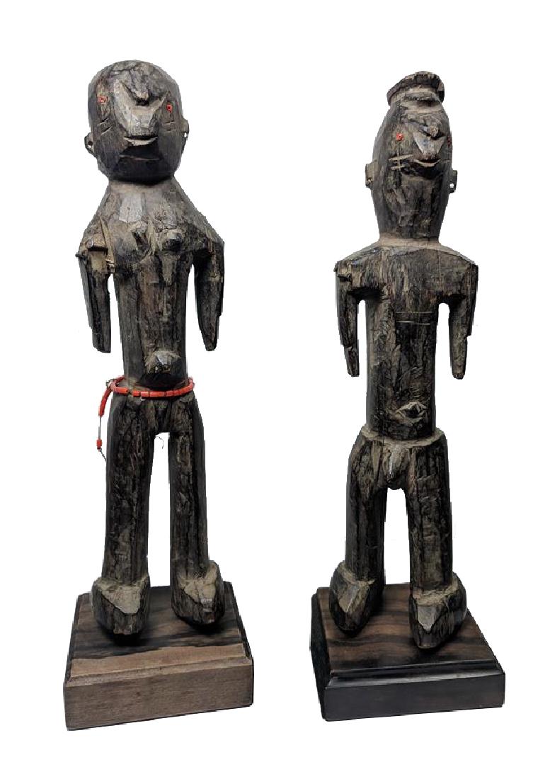 Pair of Goemai statues / Paire de statues Goemai