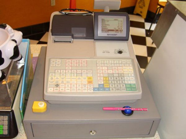 37: Sharp UP-700 POS Terminal w/ Cash Drawer