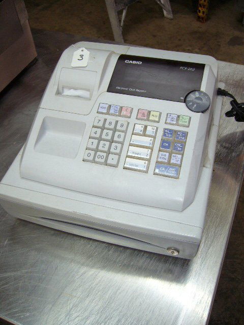 3: Casio PCR-262 Electronic Cash Register