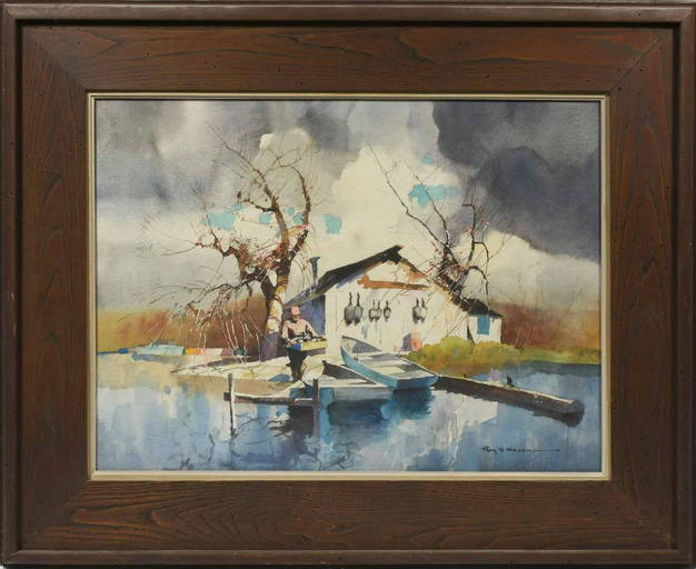 Roy Mason (NY, 1886 - 1972) Watercolor - Sep 12, 2020 | William Smith ...