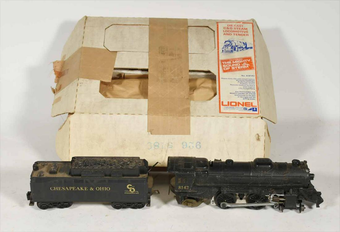 Lionel 8142 C & O steam locomotive and tender - Oct 17, 2020 | William ...