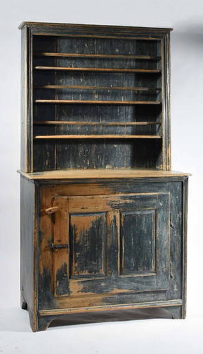 19TH C. AMERICAN CANTED-BACK PAINTED FLOOR CUPBOARD - Feb 26, 2021 ...