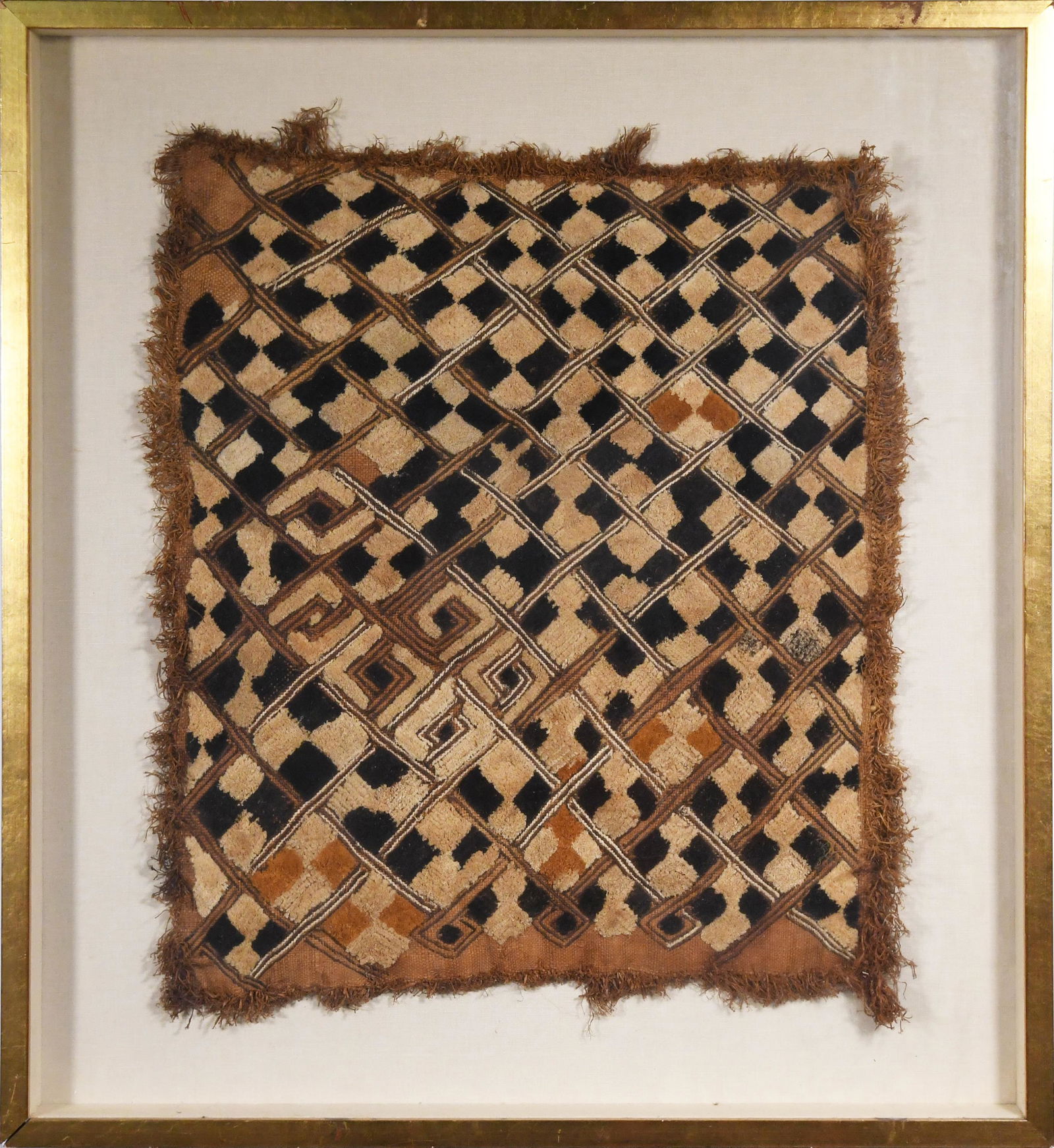 Framed Indigenous Textile.