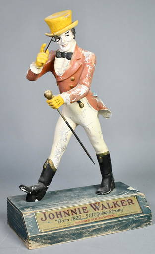 VINTAGE JOHNNY WALKER PAPIER MACHE ADVERTISING FIGURE - Nov 20, 2021 ...