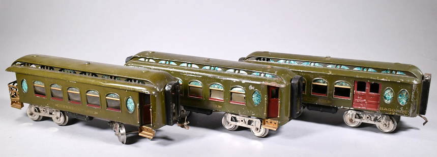 Lionel Pre War Standard Gauge 3 Cars