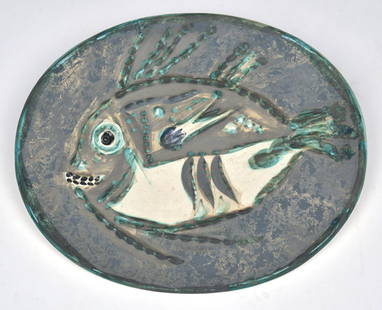 Pablo Picasso Fish In Profile.