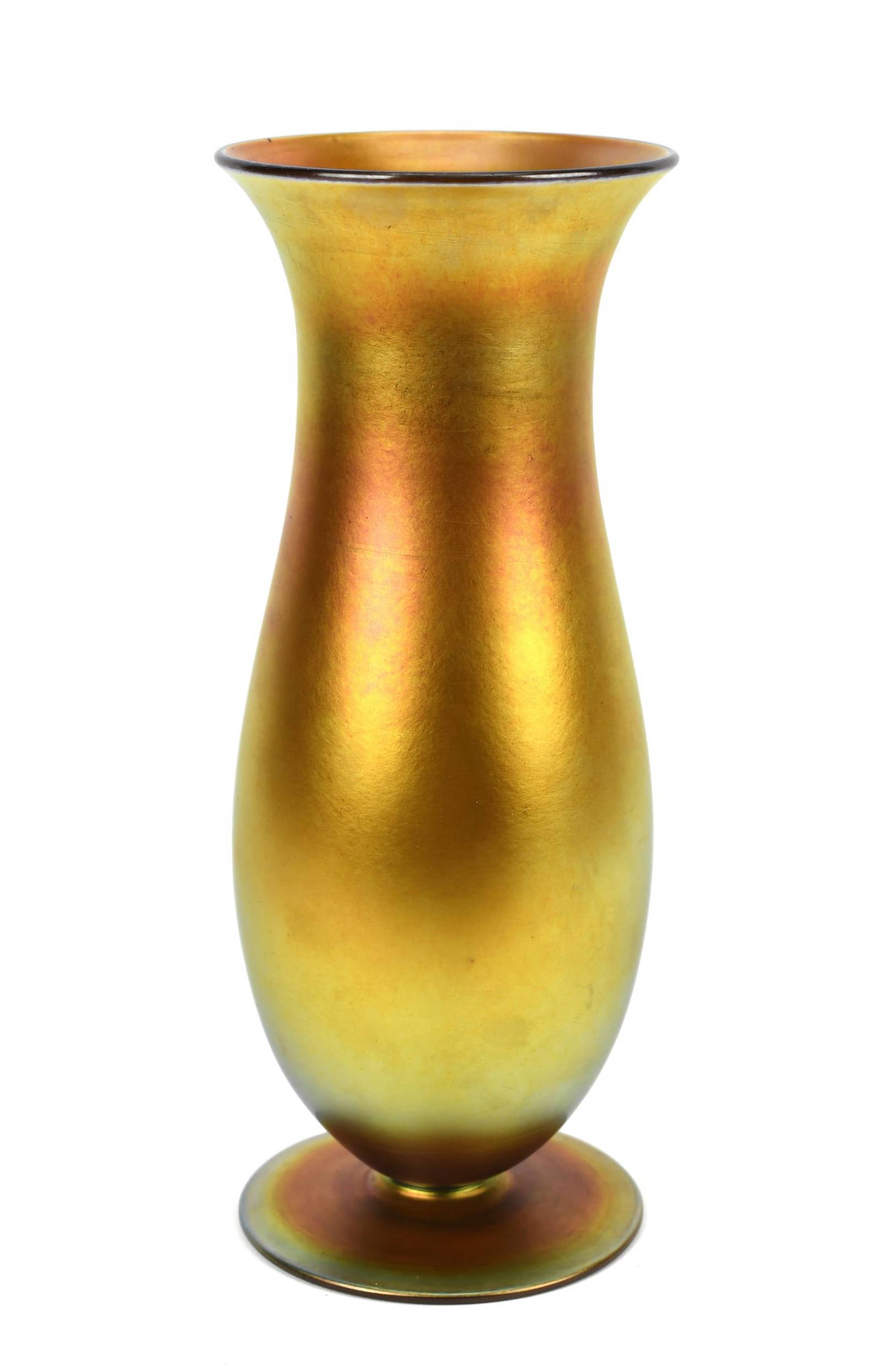 Antique Steuben Aurene Vase Auction