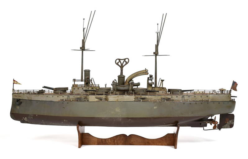 Marklin Series Ii, Clockwork Battleship, Uss Ny.