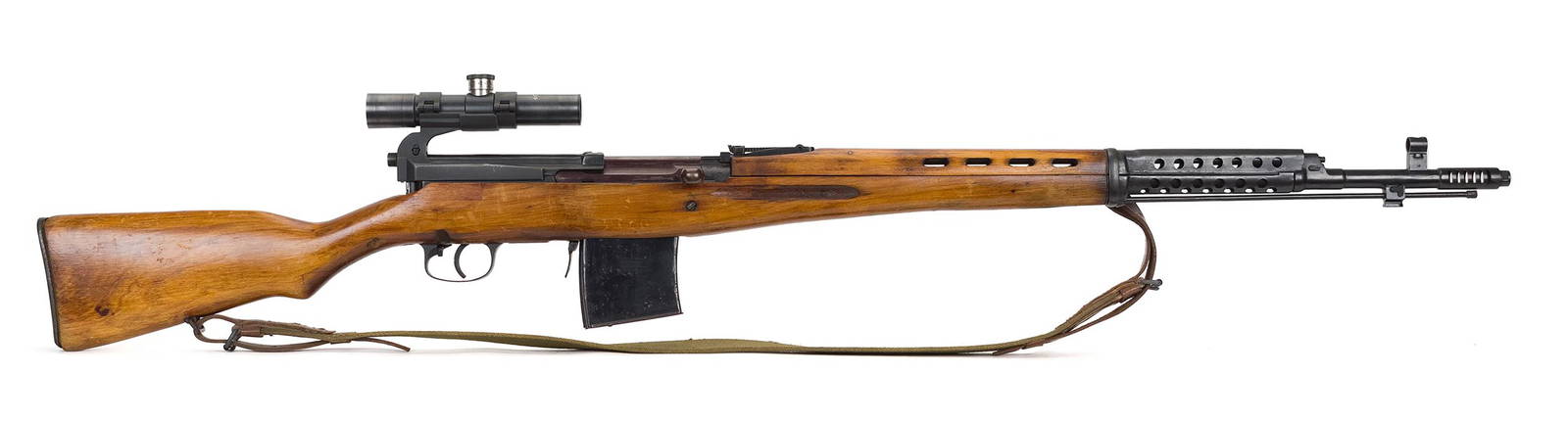 Ww2 Russian Ivhevsk Svt 40 Sniper Rifle.
