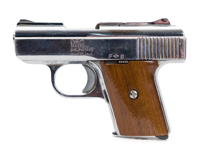 Raven Arms Mp 25 Cal Semi Auto Pistol W/case.