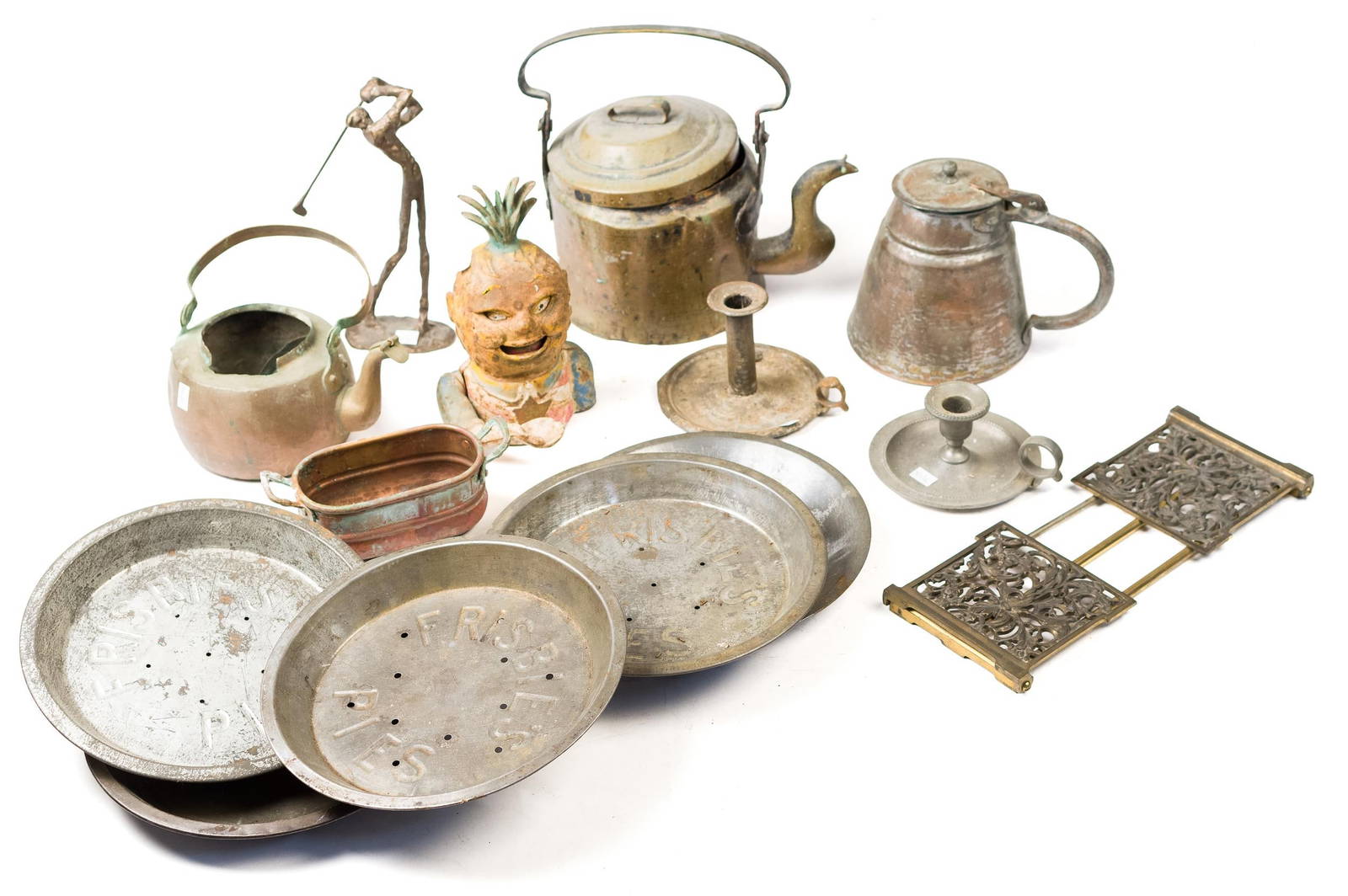 Vintage And Antique Metalware. Auction