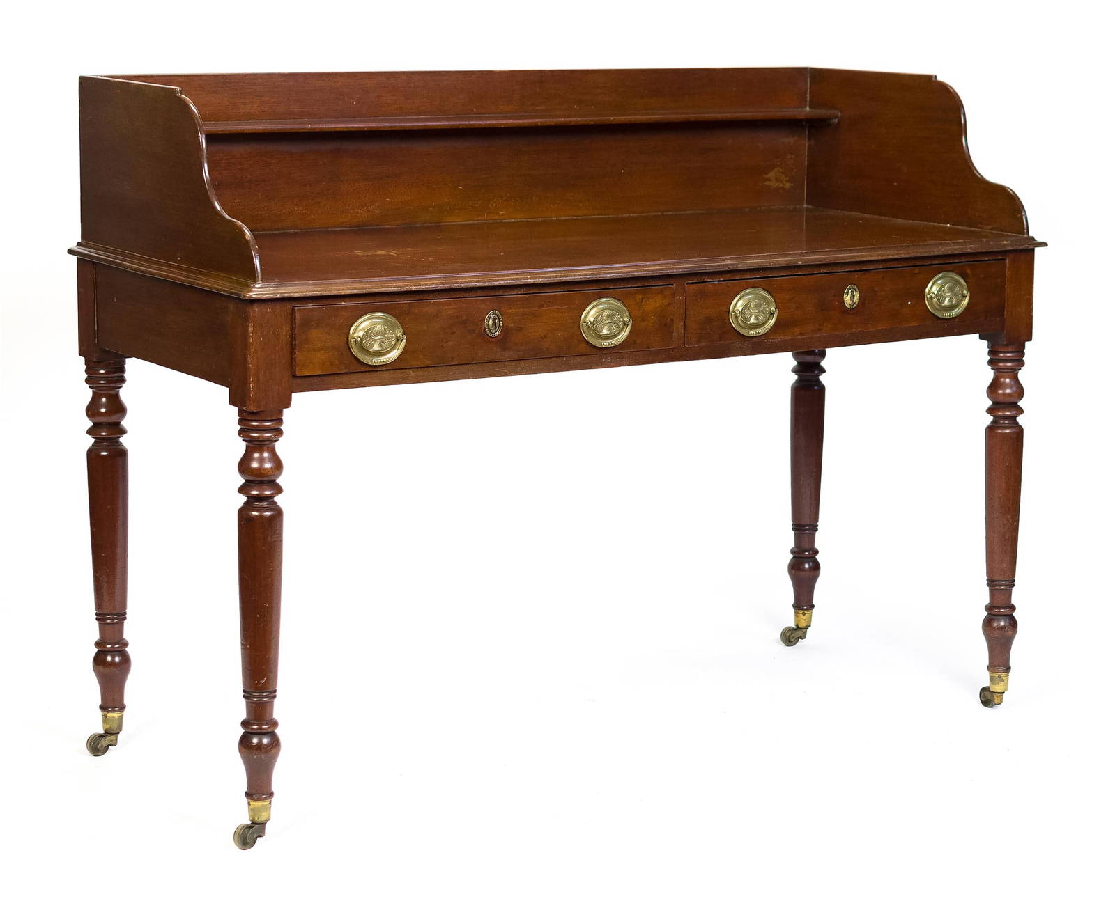 Early 19th C. Oversized Regency Dressing Table. Auction