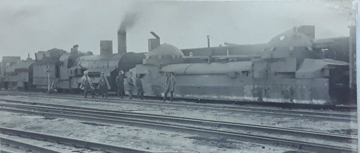 [russian Empire]. Armored Train "orlik". Photograph.