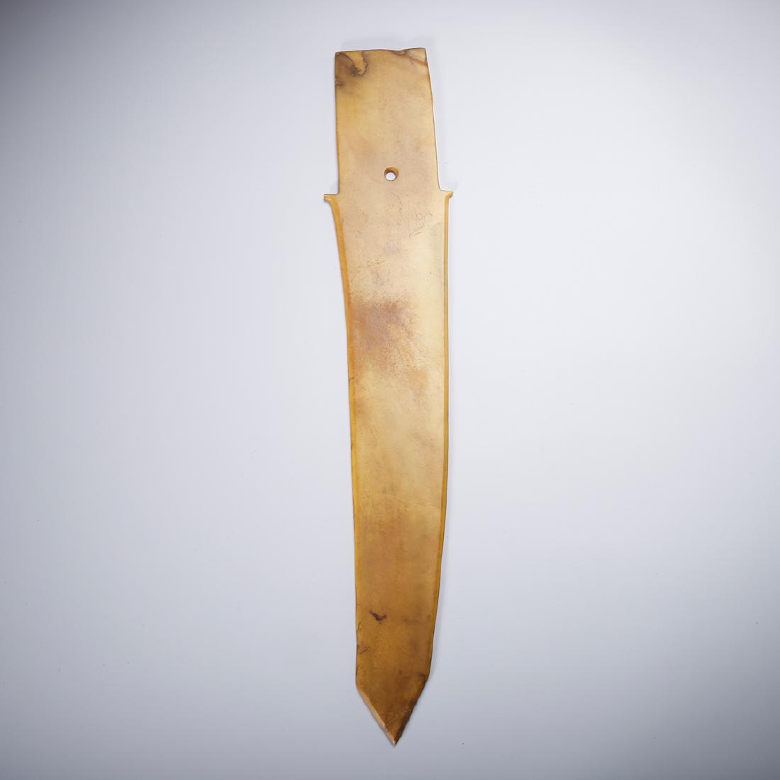 CHINESE JADE DAGGER - Sep 13, 2018 | Clearmont Auctions in NY
