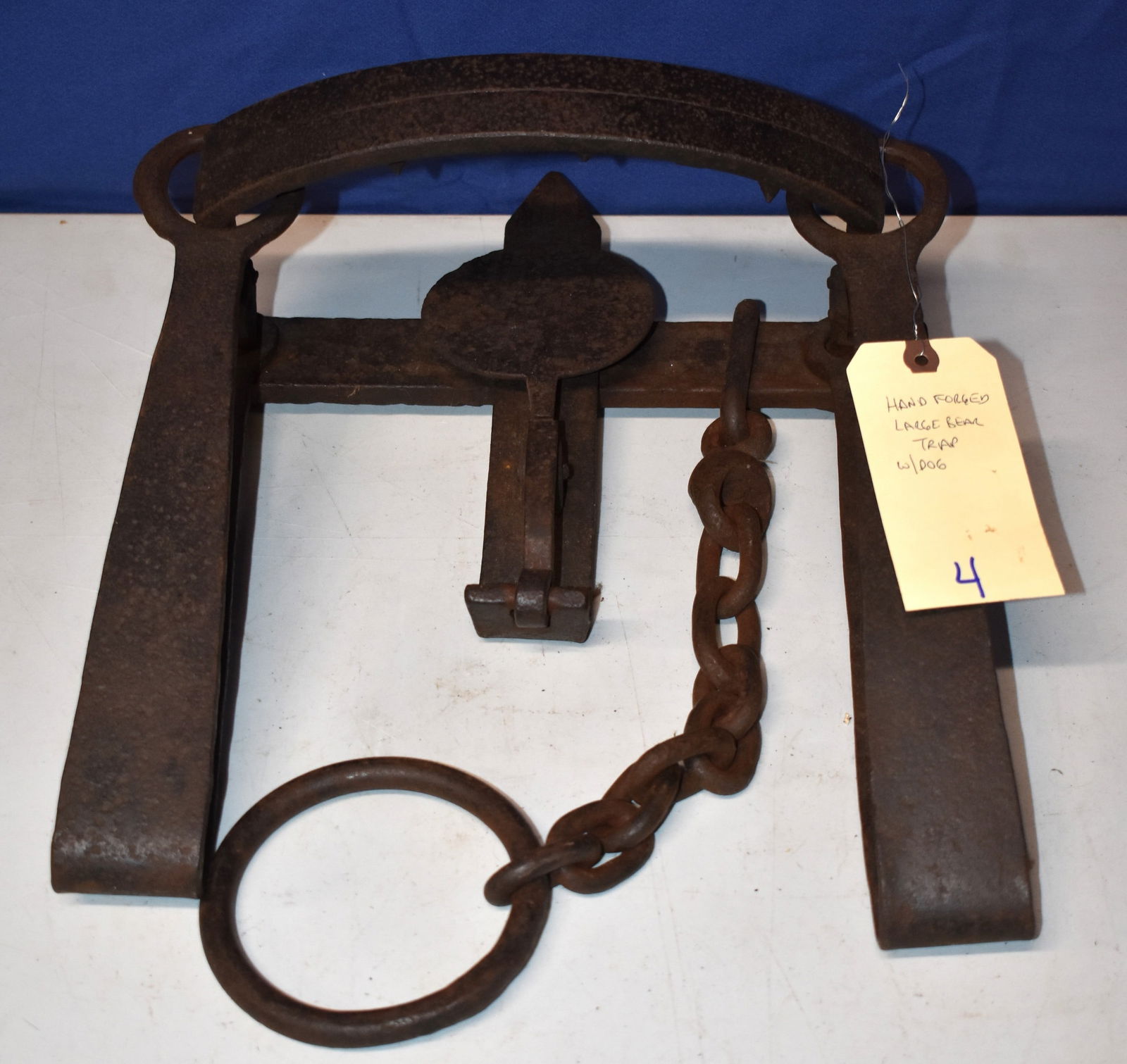 Hand Forged Large Bear Trap