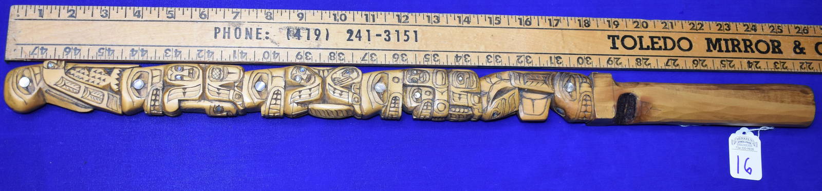 Wooden Talking Stick From The Pacific Northwest