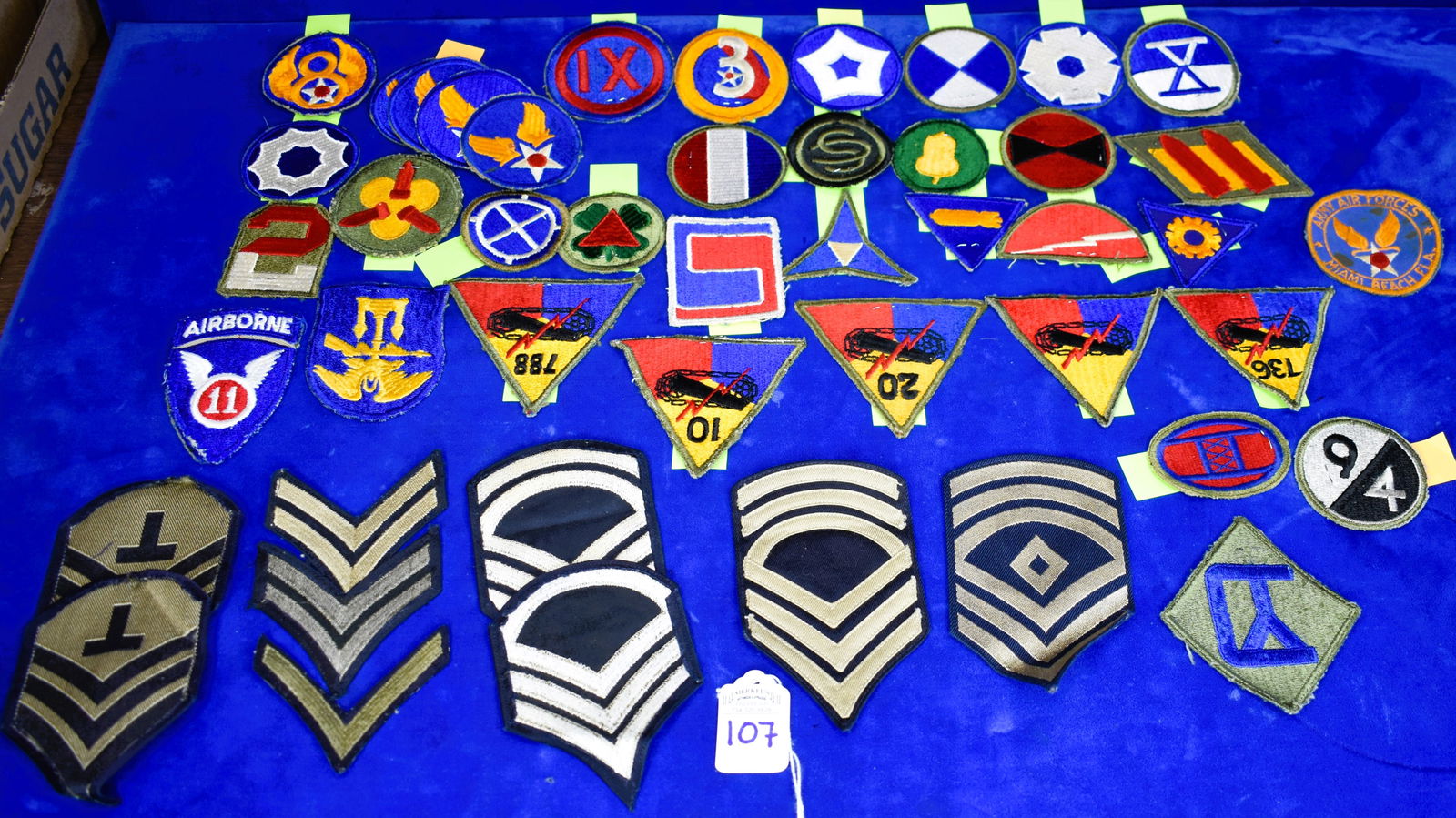 Large Lot Of 40 Plus Vintage Us Military Patches Auction