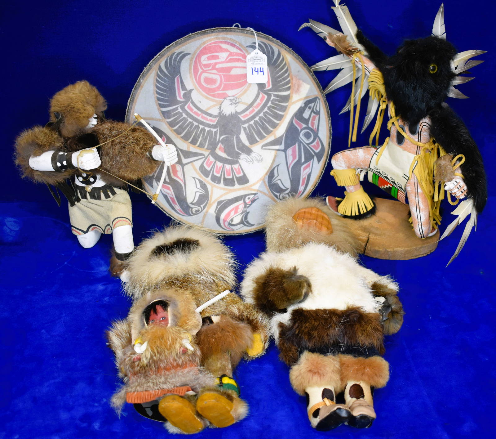 Lot Of 5 Of Native American And Inuit Eskimo Items Auction
