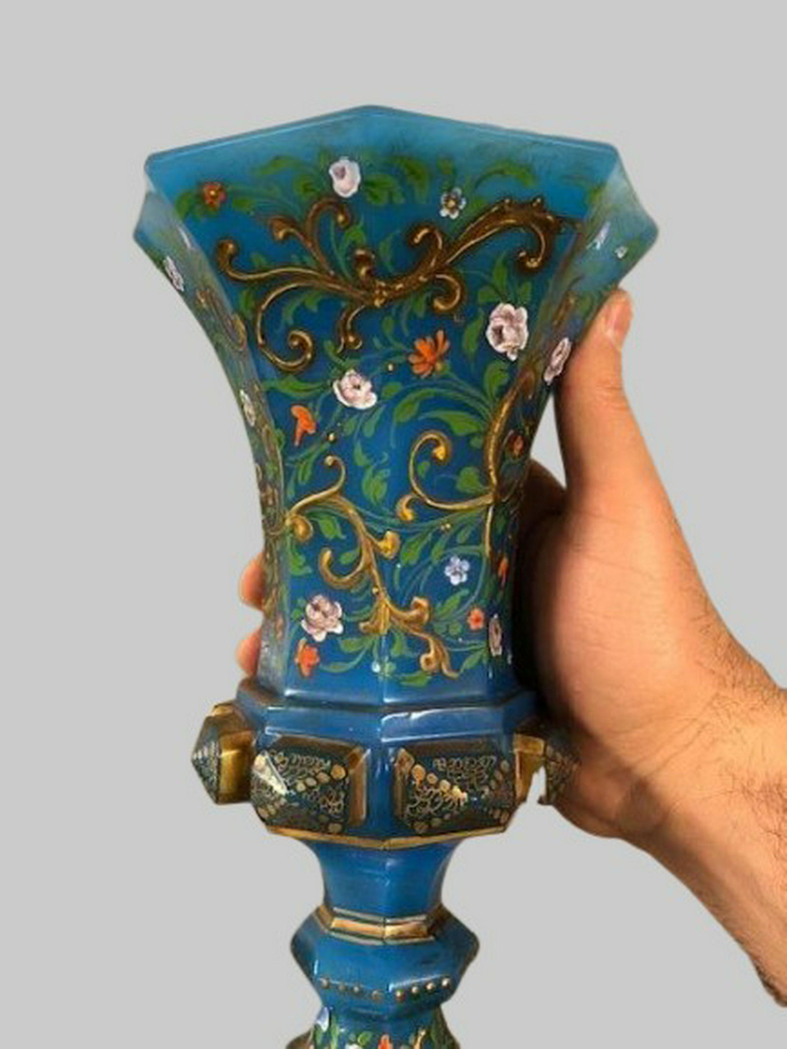 MAGNIFICENT LARGE HEAVY ROCK CRYSTAL GOBLET ENAMELLED - Sep 02, 2019 ...