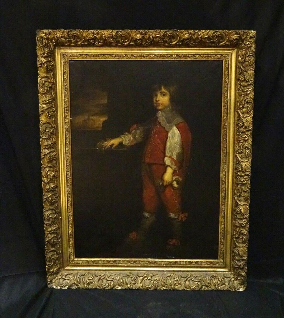 Huge 17th Century Boy Portrait Charles II Prince Of - Dec 06, 2019 | NY ...