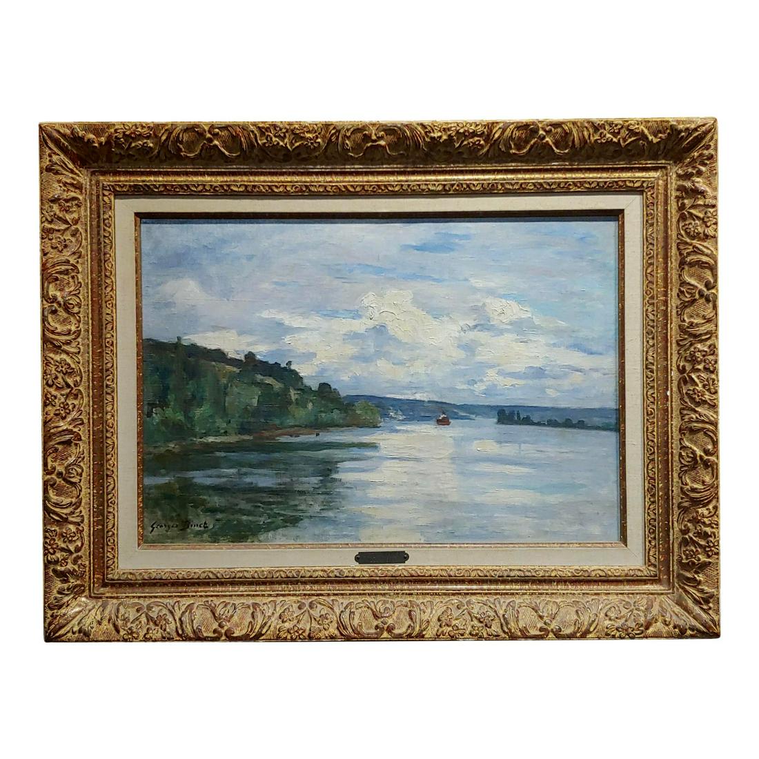 1930s French Georges Binet Seine River Landscape - Jan 05, 2020 | NY ...