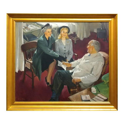 George Rapp "Young Girl at Doctor Visit" Oil Painting - Feb 16, 2020 ...