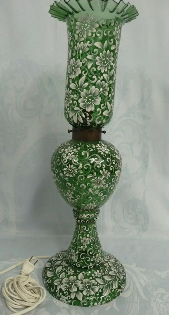 Large Magnificent Profusely Enameled Moser Lamp With - May 31, 2020 ...