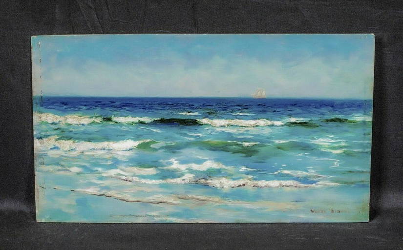 Seascape Waves Oil Painting - Jan 03, 2021 | NY Elizabeth in CA