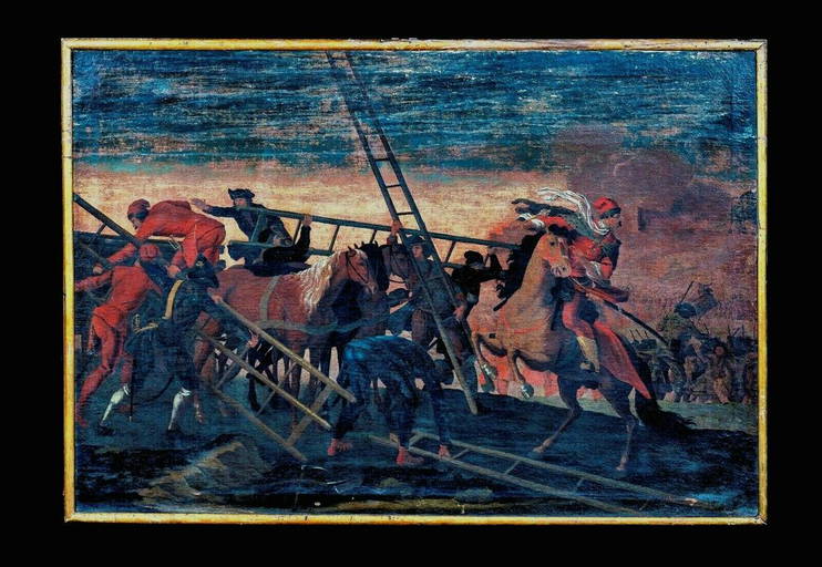 Ottoman War Battle Scene Oil Painting - Oct 03, 2021 | NY Elizabeth in CA